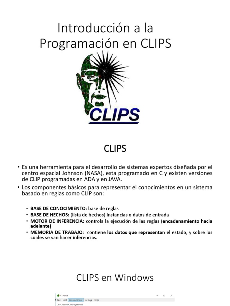 Introducción A La Programación Con Clips | PDF | Programa de ...