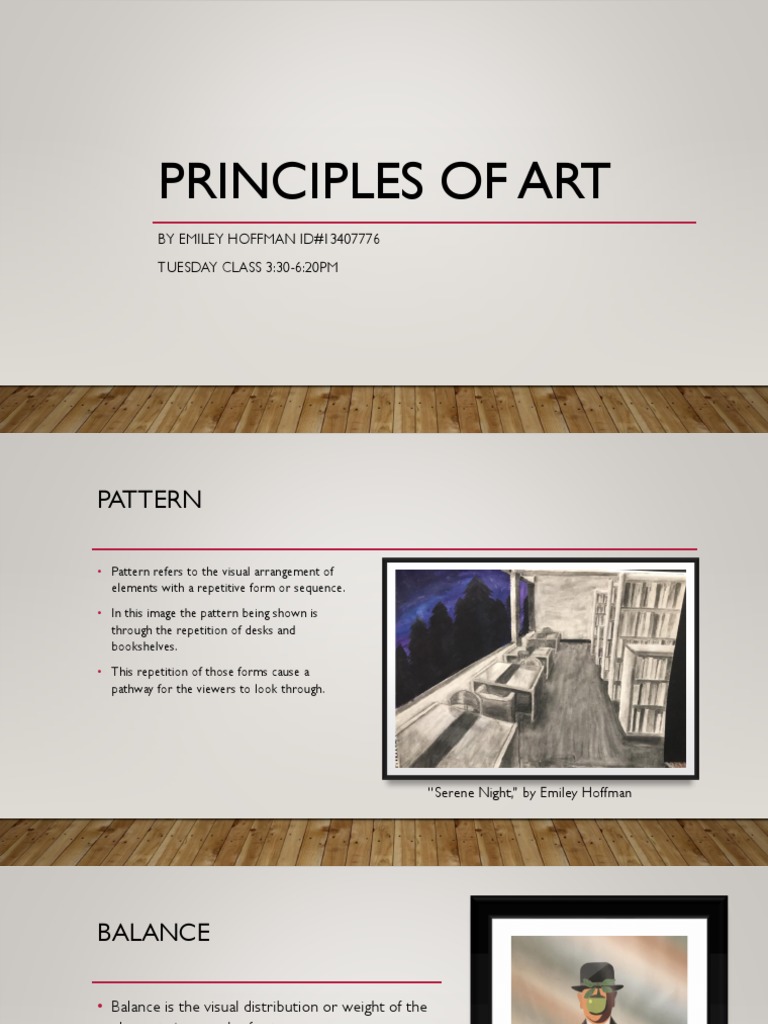 Principles of Art | PDF | Vision | Color