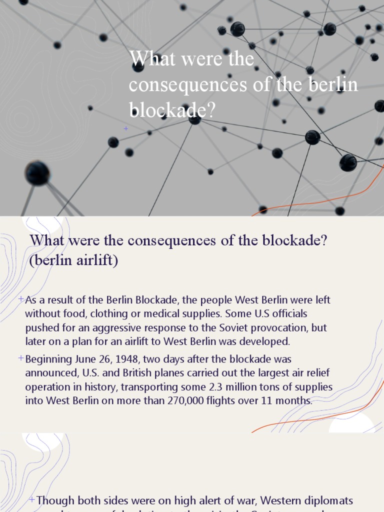 Consequences of the Berlin Blockade | PDF | Cold War | Soviet Union