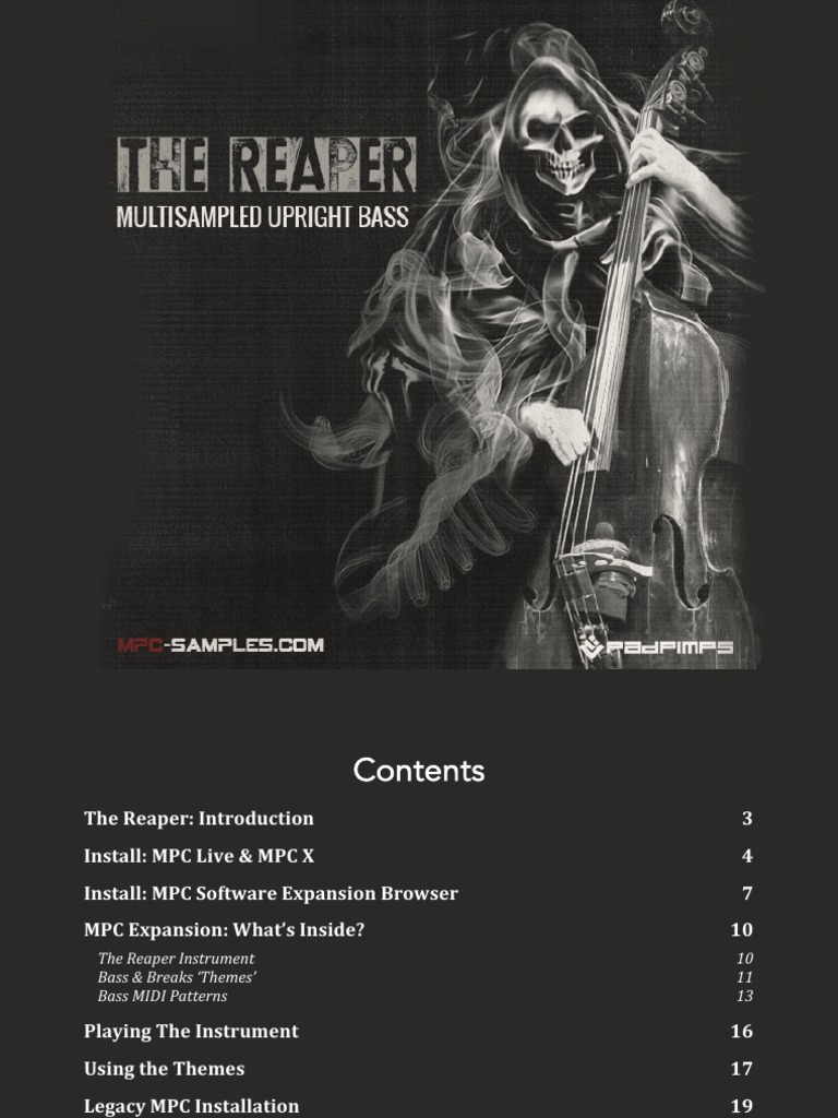 The Reaper User Guide | PDF | Synthesizer | Double Bass