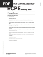 ECPE Writing Rating Scale | PDF | Vocabulary | Cognition