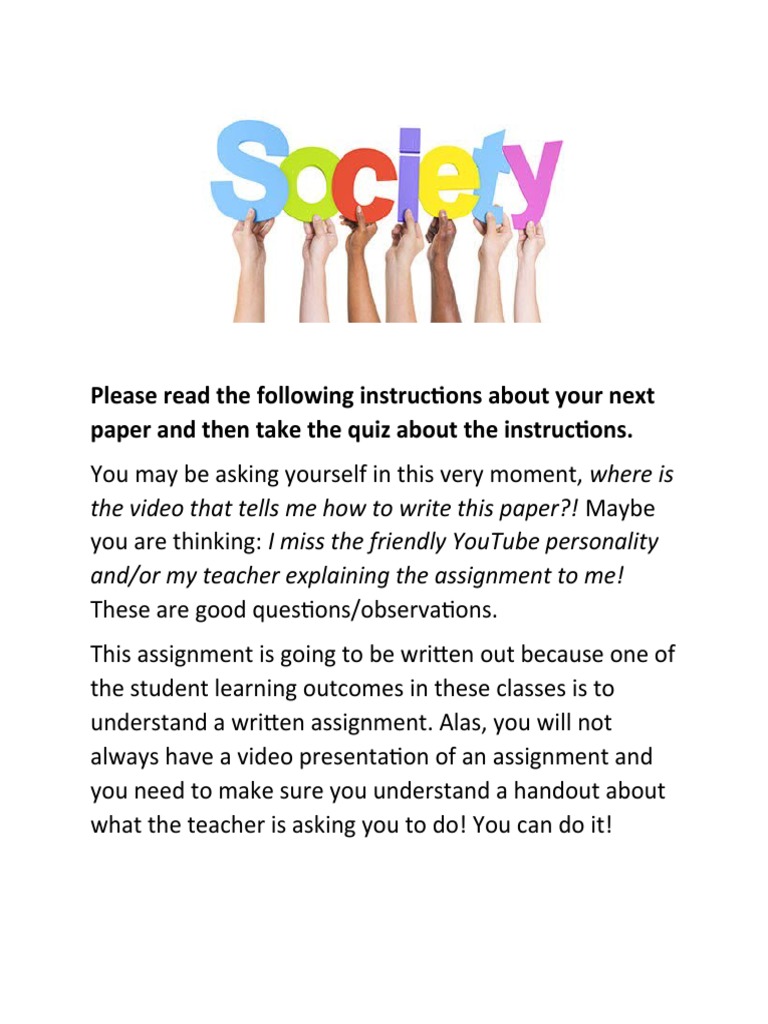 Instructions For Writing A Persuasive Essay With Two Sources-2 | PDF