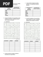 Sopa de Letras de Sustantivos Adjetivos y Verbos 2 | PDF
