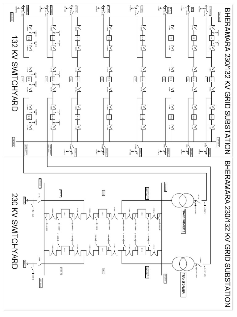 Substation SLD | PDF | Electrical Substation | Power (Physics)