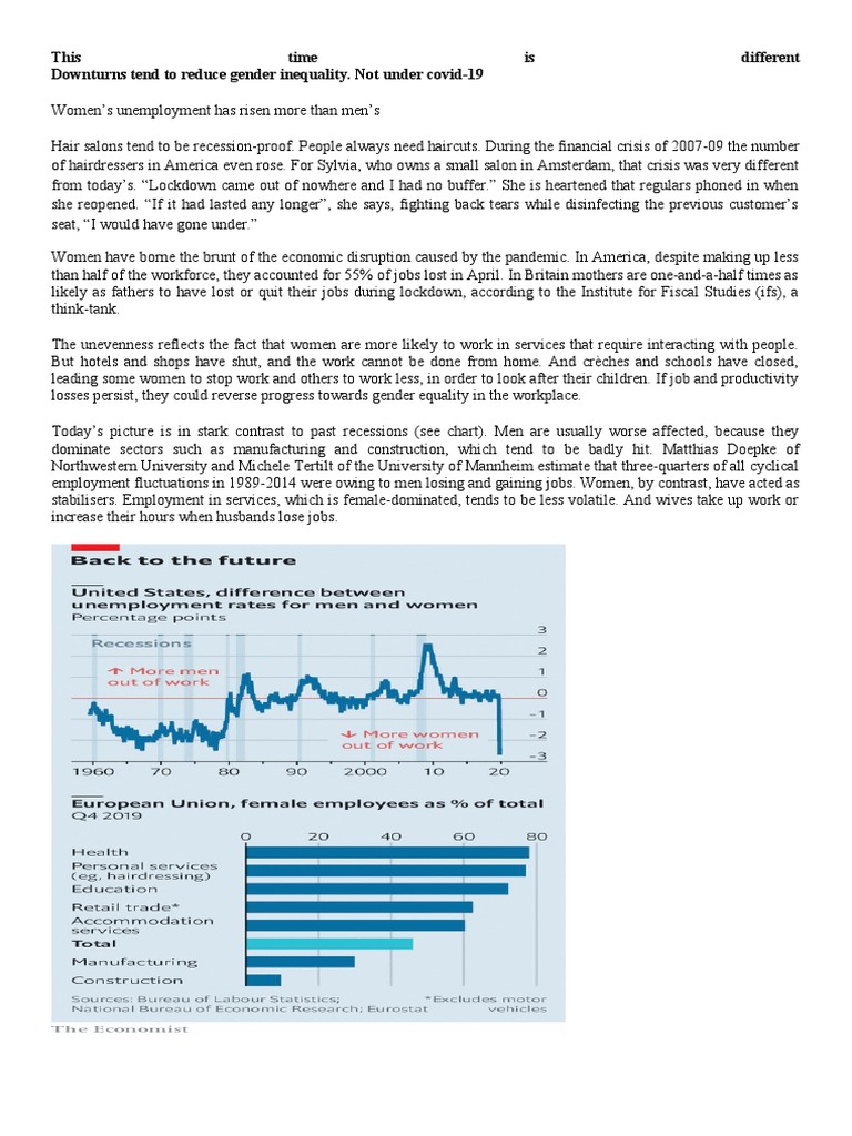 This Time Is Different | PDF | Recession | Telecommuting
