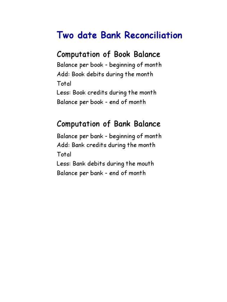 Proof of Cash Illustrative Example - Discussion | PDF | Debits And ...