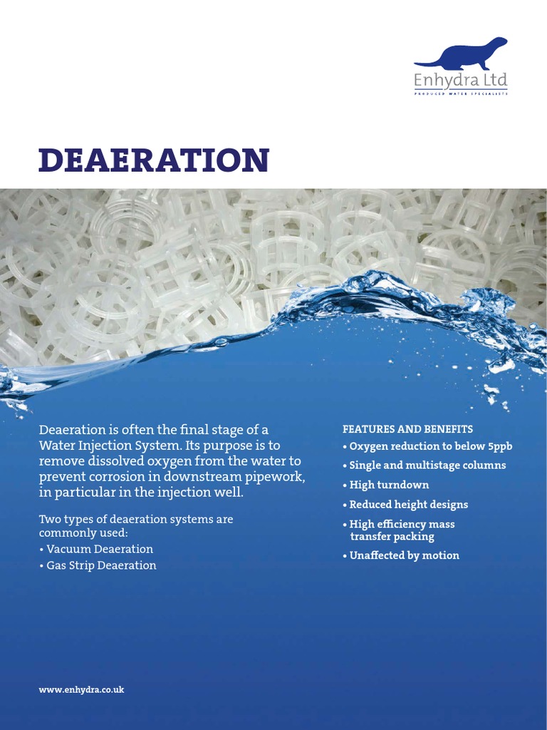 Deaeration: Two Types of Deaeration Systems Are Commonly Used: - Vacuum ...