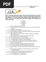 Psychometric Test Sample Questions | PDF | Psychology | Psychological ...