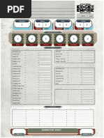 Edge of The Empire Character Sheet Form Fillable v2 | PDF | Role Playing Games | Gaming