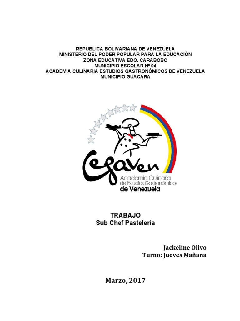 Brownie Marmoleado CEGAVEN | PDF