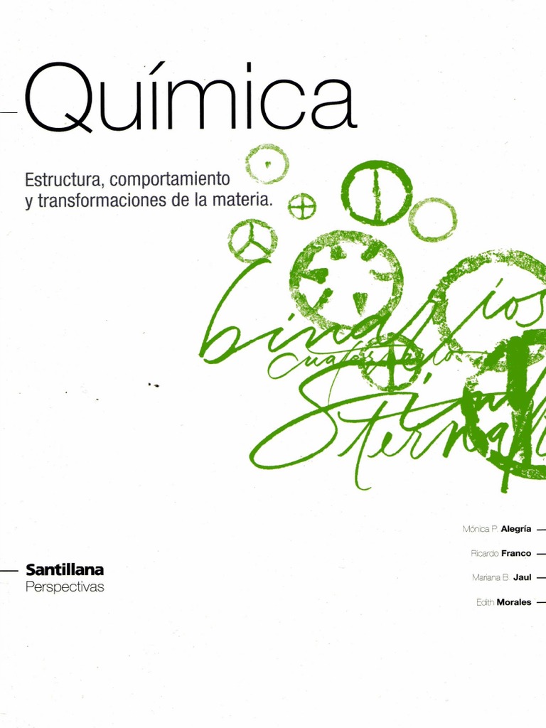 Libro Quimica Santillana Perspectivas Estructura Comportamiento y ... Libro Quimica Santillana Perspectivas Estructura Comportamiento y ...
