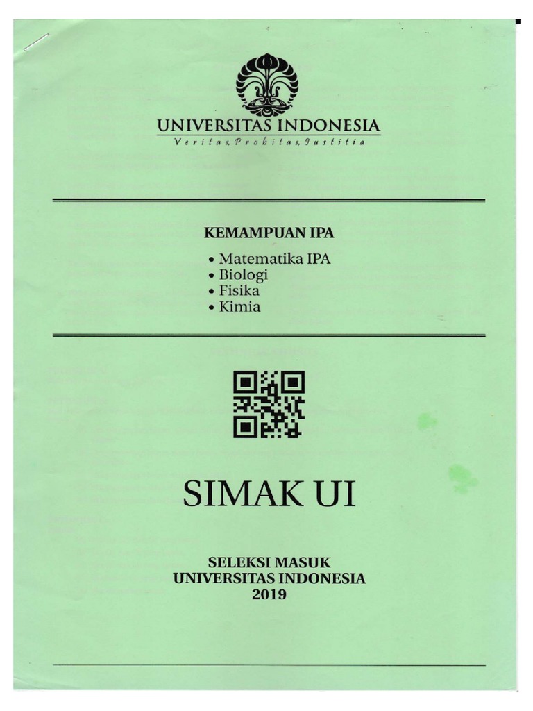Pembahasan Soal Kimia Simak UI 2019 | PDF