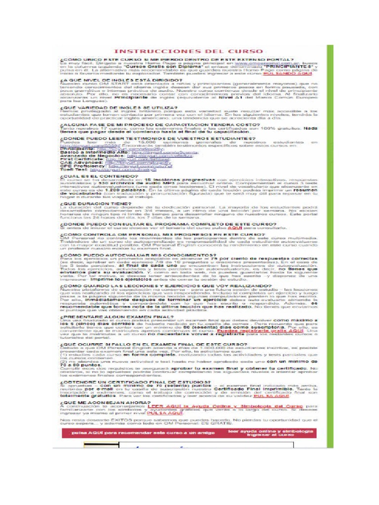 Ingles Om Personal | PDF