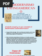 Mapa Conceptual Del Modernismo | PDF | Simbolismo (Artes) | Poesía