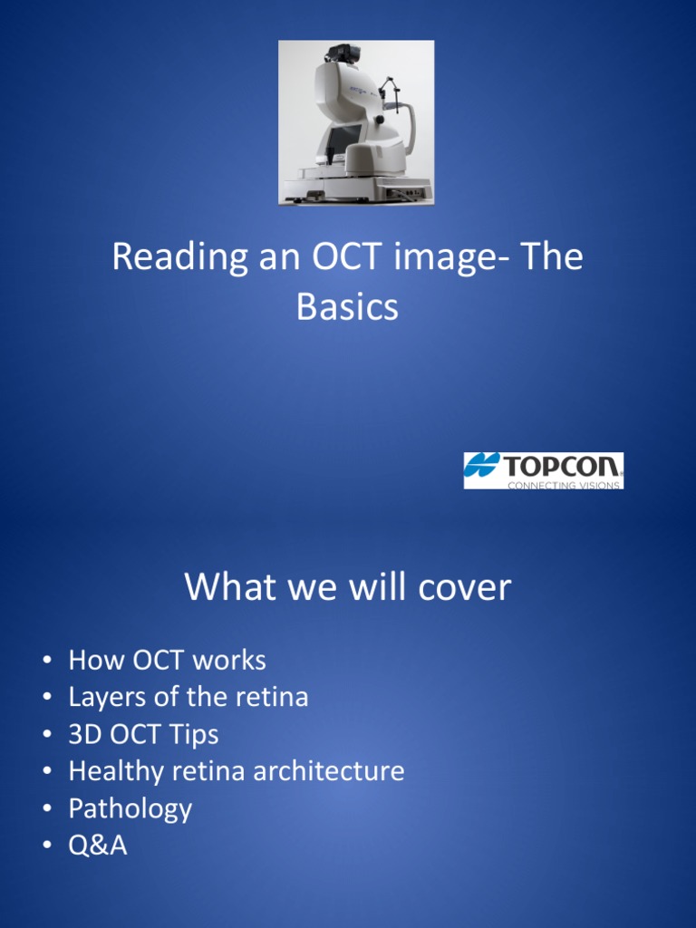 Reading An OCT Image-The Basics | PDF | Retina | Optics
