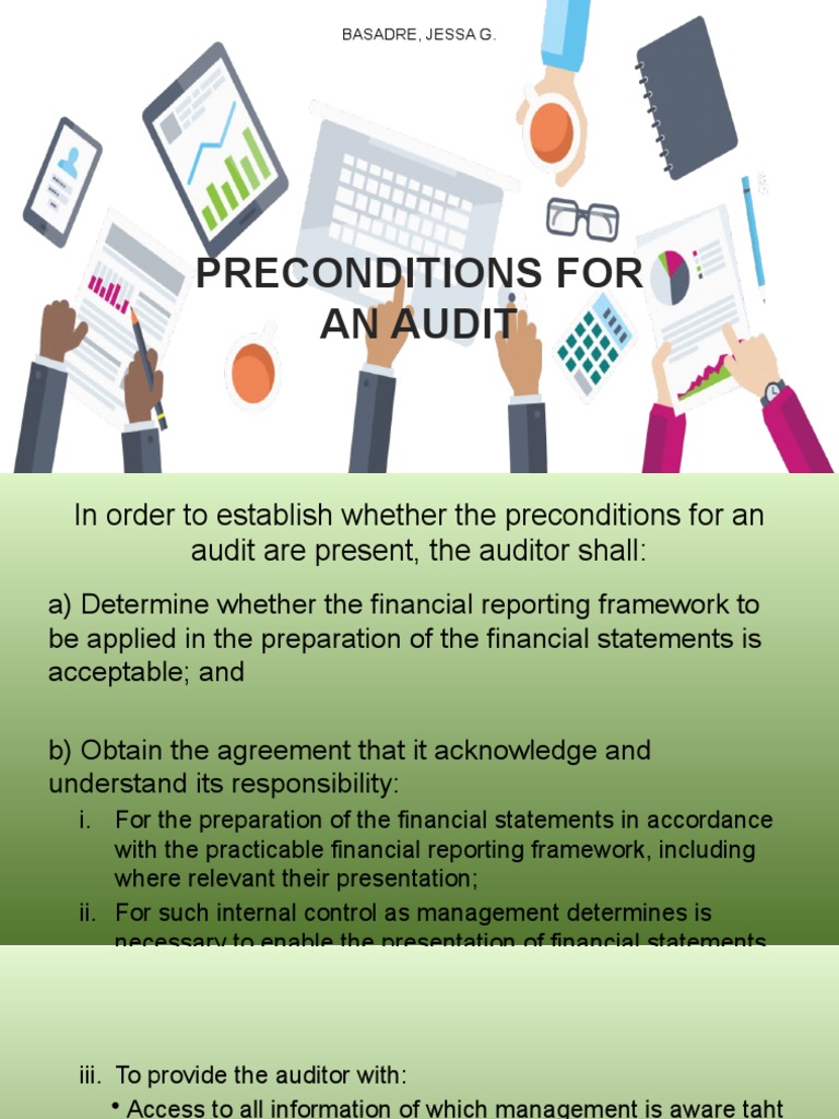 Preconditions For An Audit | PDF | Audit | Financial Statement
