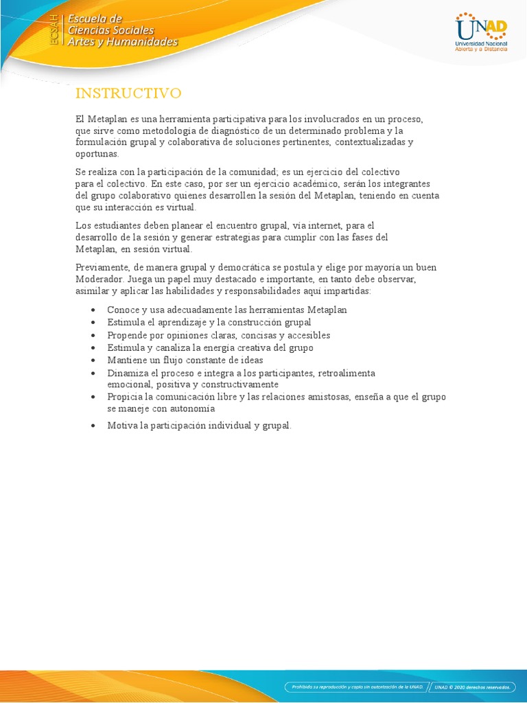 Metaplan: Guía para Diagnóstico Colaborativo | PDF | Conceptos ...
