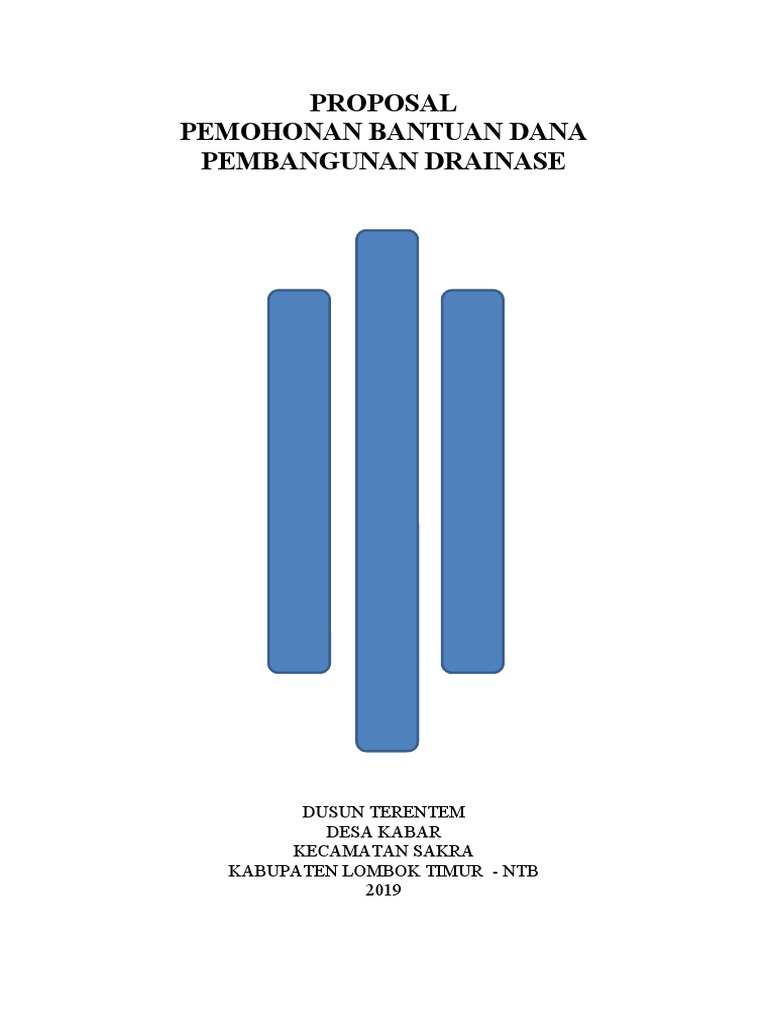 Proposal Drainase | PDF