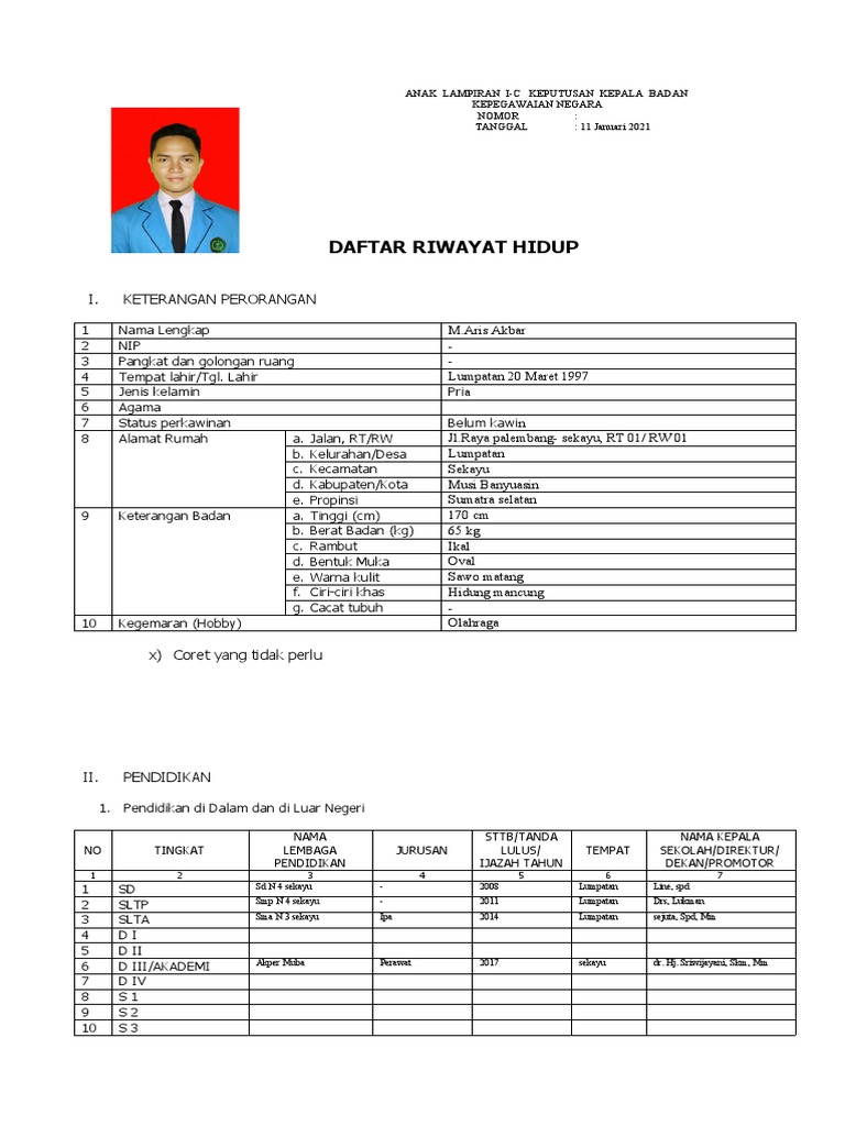 CV M.Aris Akbar | PDF