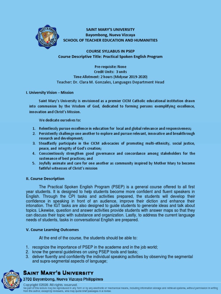 PSEP Course Outline With Copyright | PDF | Communication | Human Nature