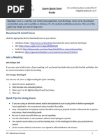 Zoom Student Manual | PDF | Tablet Computer | Distance Education