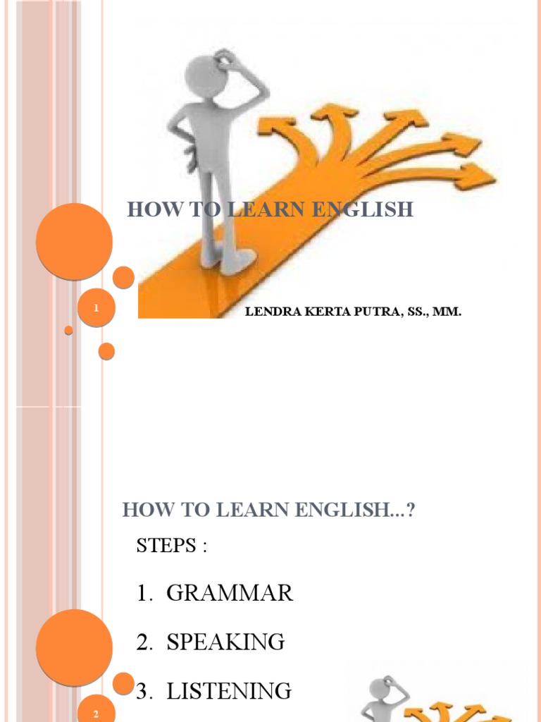 How To Learn English | PDF | Reading Comprehension | English Language