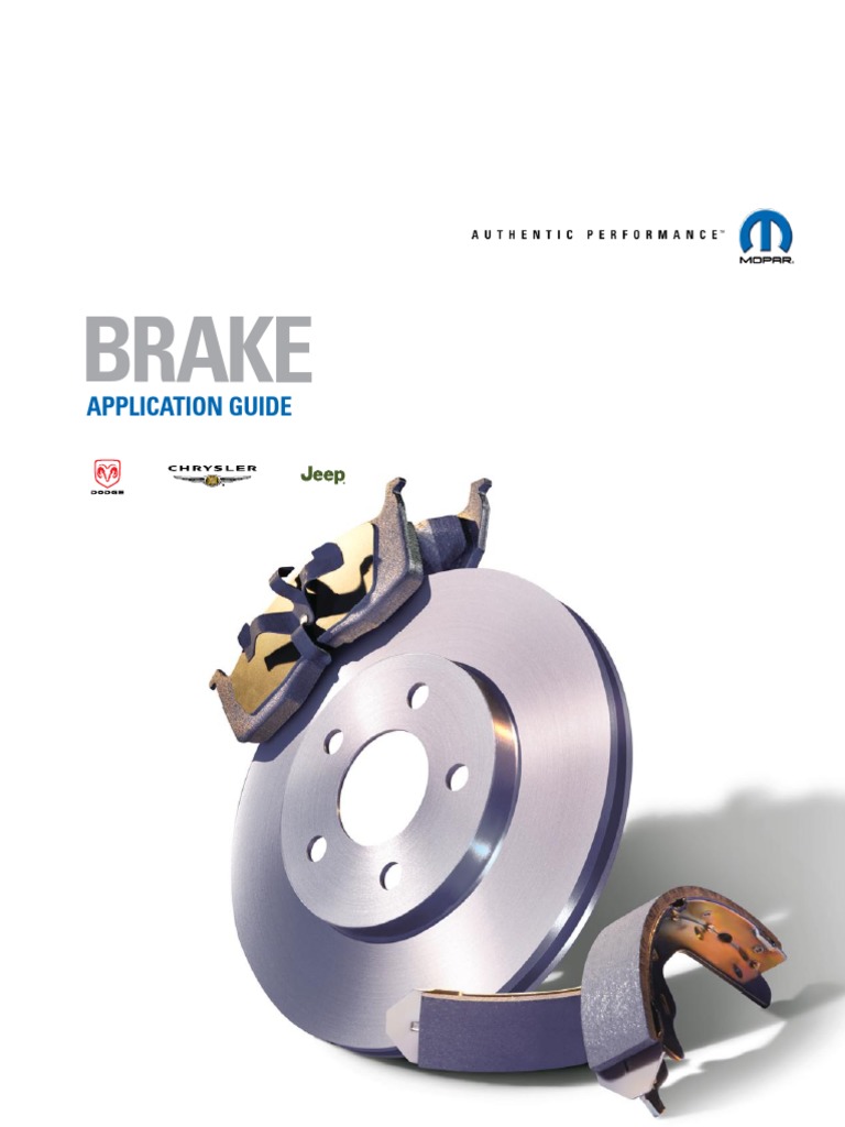 Brake: Application Guide | PDF | Brake | Anti Lock Braking System