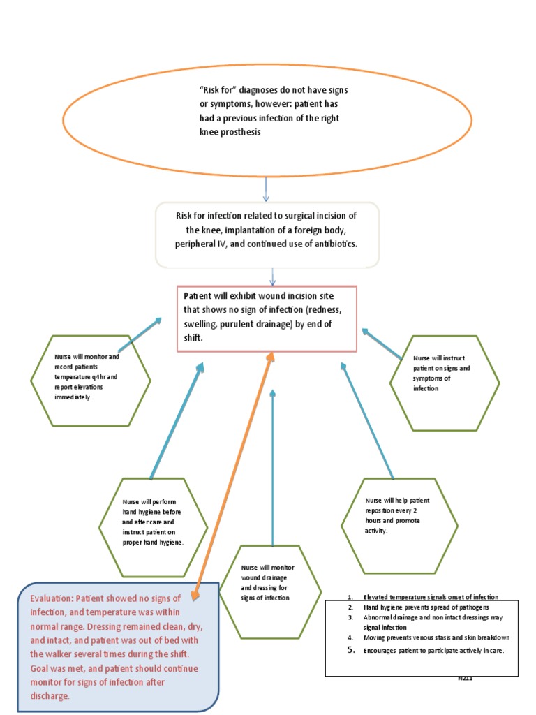 Care Plan Concept Map - RFI | PDF | Infection | Hygiene