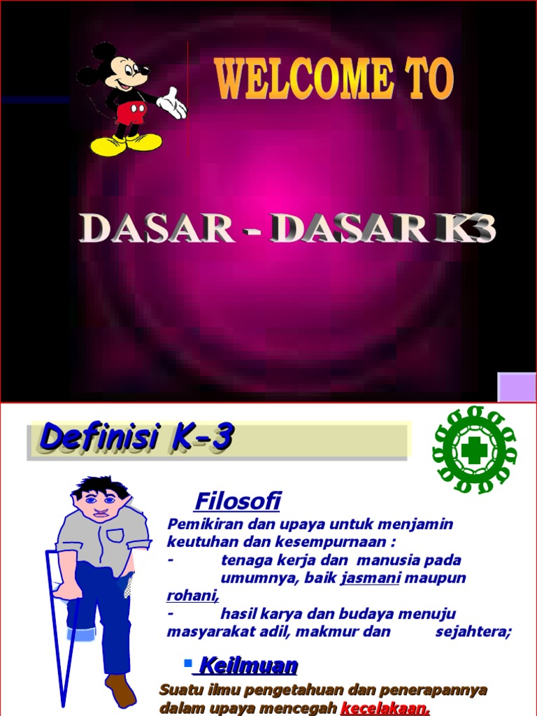 Dasar-Dasar K3-1 | PDF | Occupational Safety And Health | Workplace