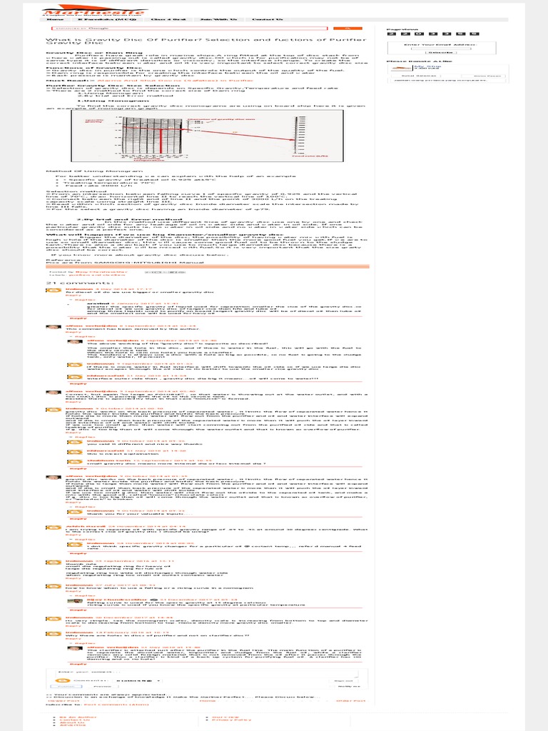 Selection and Functions of the Purifier Gravity Disc: Understanding How ...