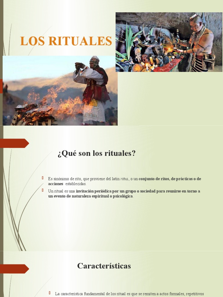 Los Rituales | PDF | Religión y espiritualidad