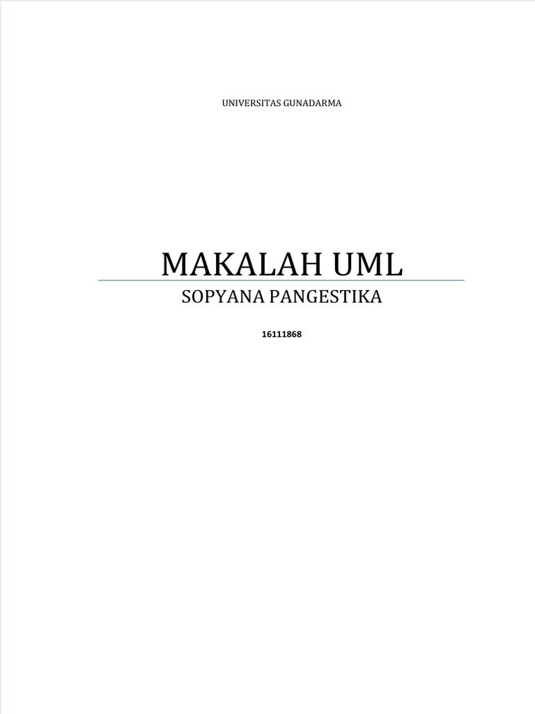 Dokumen - Tips Makalah Uml | PDF