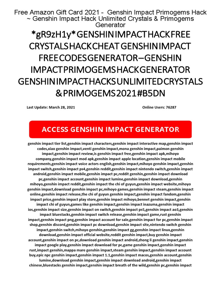GR9zH1y Genshin Impact Primogems Hack Genshin Impact Hack Unlimited ...