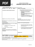 Lesson Plan Cricket Batting | PDF | Bowling (Cricket) | Teachers