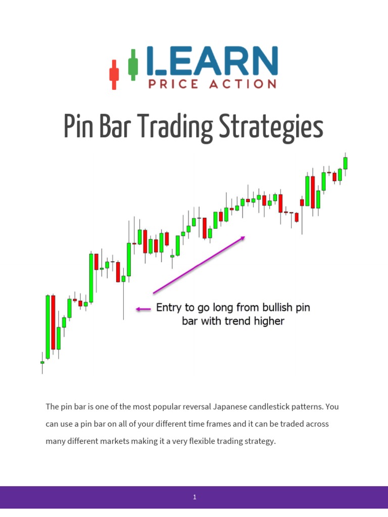 Pin Bar Trading Strategies | PDF | Market Trend | Financial Markets