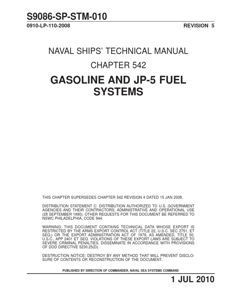 JP-5 Fuel Systems in Naval Operations | PDF | Jet Fuel | Aerial Refueling