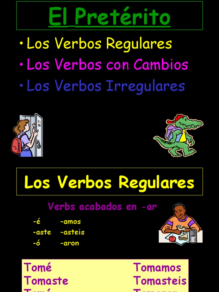 El PRETÉRITO | PDF | Ocio