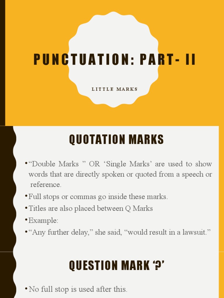 Punctuation Part II SPARE | PDF | Punctuation | Bracket