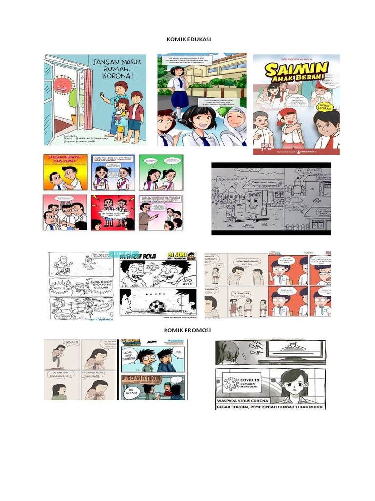 Jenis-Jenis Komik | PDF