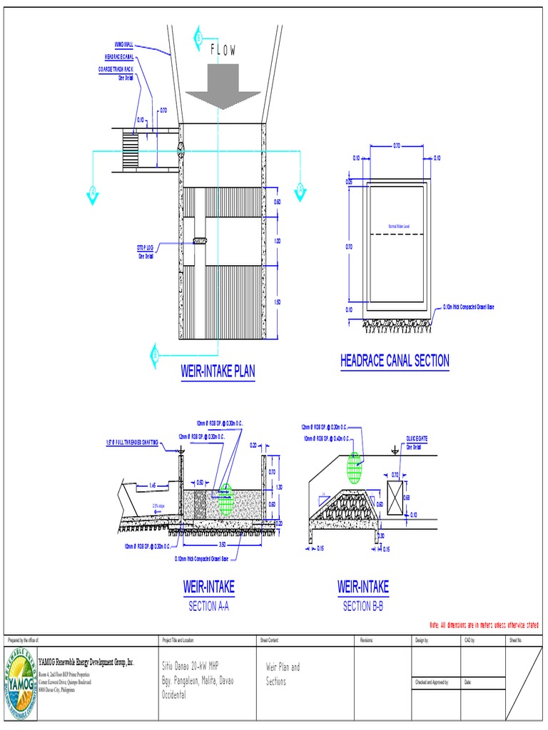 Final Weir | PDF | Civil Engineering | Hydrology