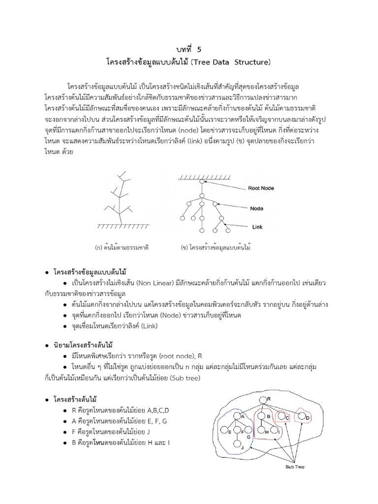 Chapter 5-Tree | PDF