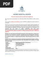 INTERPOL Career Opportunities Overview | PDF | Salary | Recruitment