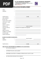 WP Application Form New Permit | PDF | Employment | Salary