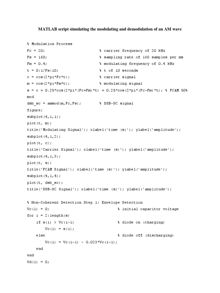 Lab-3-MATLAB Exercise | PDF