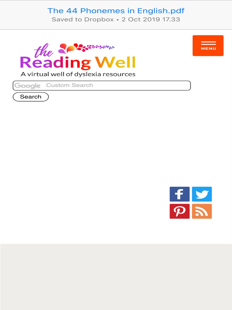 The 44 Phonemes in English | PDF | Phoneme | Alphabet