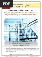 General Chemistry 2 Reviewer PDF | PDF | Solubility | Solvation