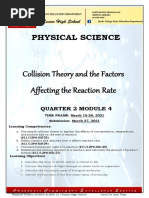 Grade 12 Reaction Rate Learner Notes Physical Sciences | PDF