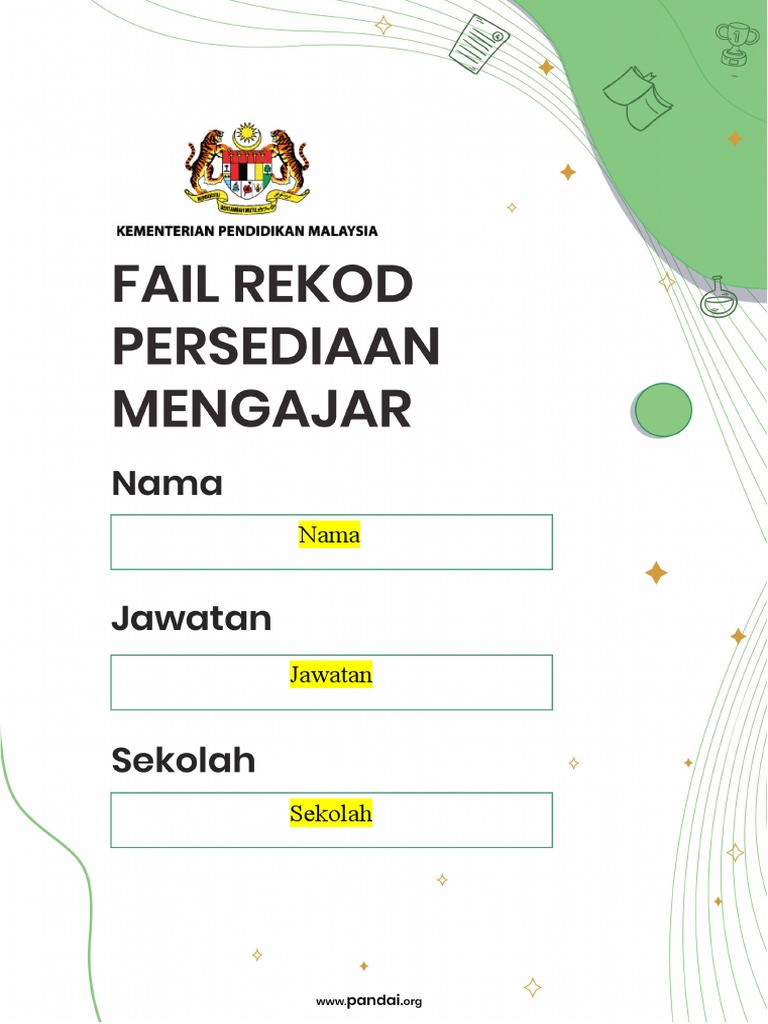 1.0 Fail Rekod Persediaan Mengajar Kumpulan B | PDF