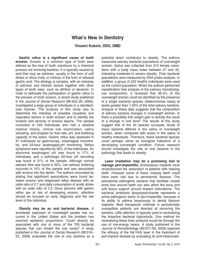 Kokich | PDF | Medicine | Dentistry