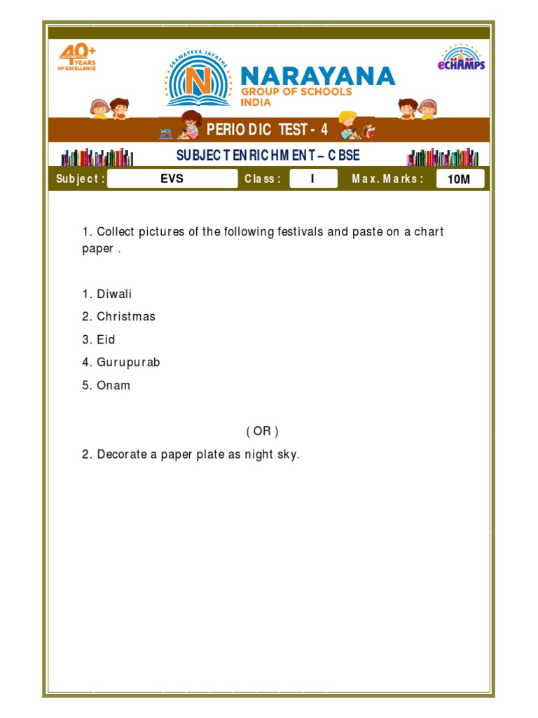 Evs Class 1 Subject Enrichment | PDF